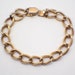 Textured Oval Link Chain Bracelet 14K Gold - Etsy