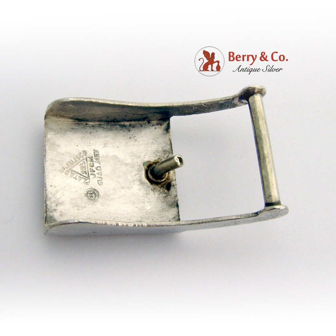 Gold Tone Mayan Calendar Belt Buckle Plata De Jalisco Sterling Silver ...