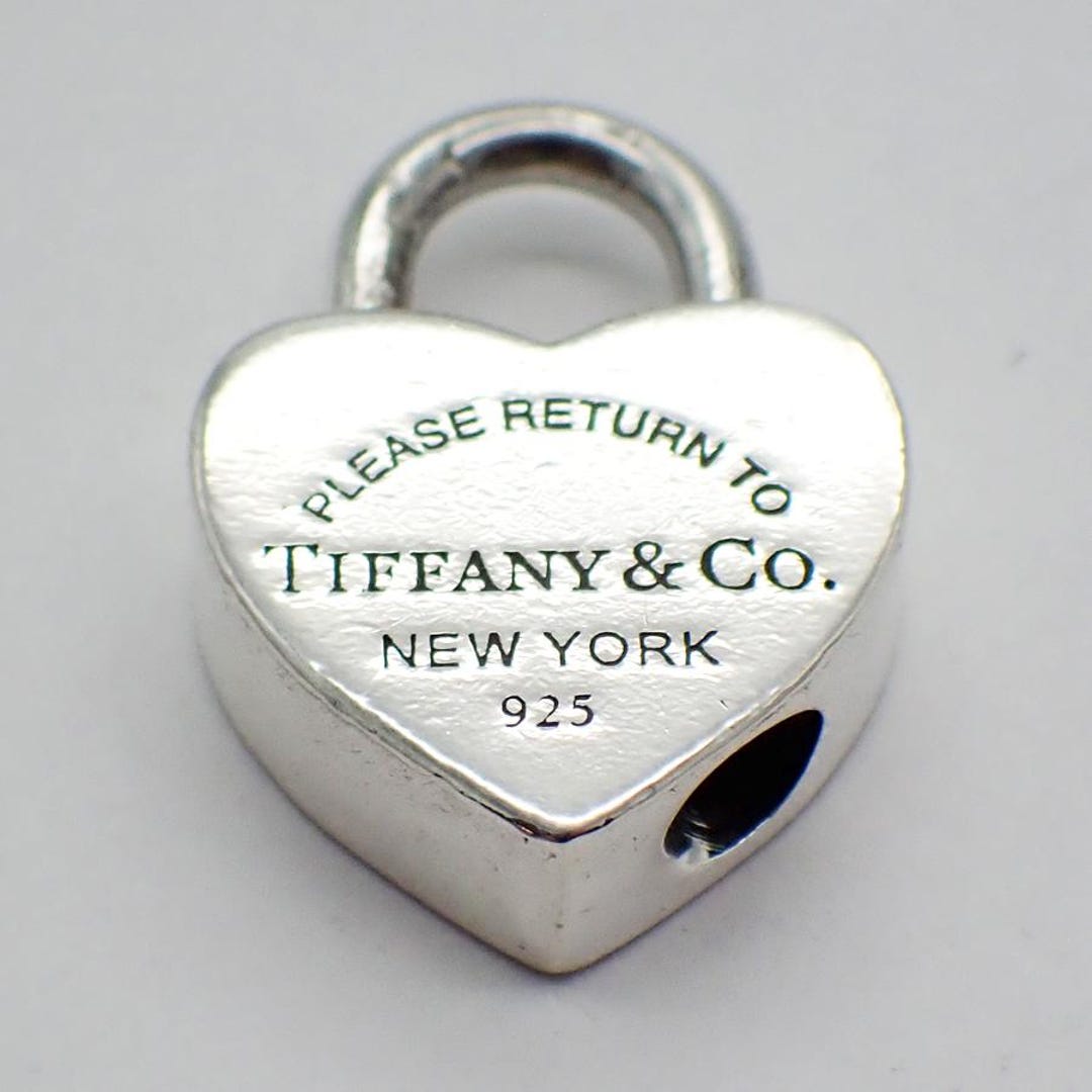 Return to Tiffany Heart Lock Pendant Sterling Silver Twist Pull Clasp ...