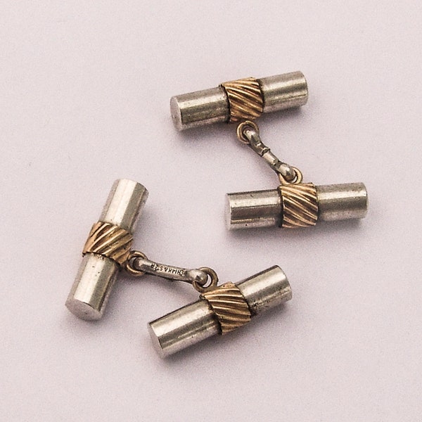 Silver Cufflinks - Etsy