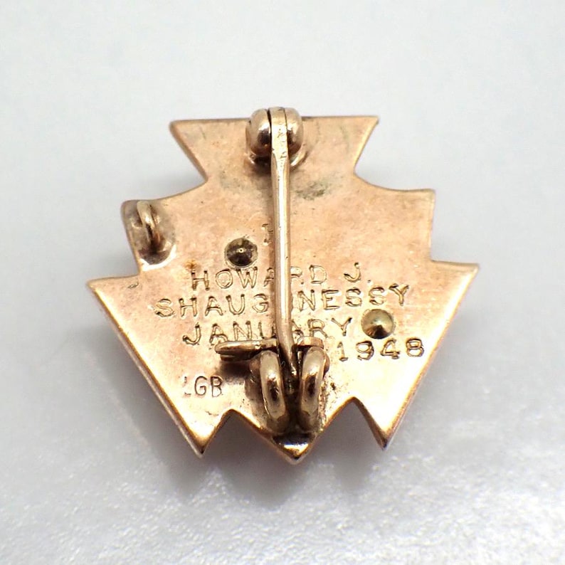 Alpha Phi Omega Philippines Pin 10K Gold Enamel - Etsy
