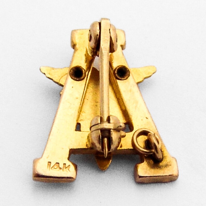 WWII USMA West Point Pin 14K Gold Seed Pearls - Etsy