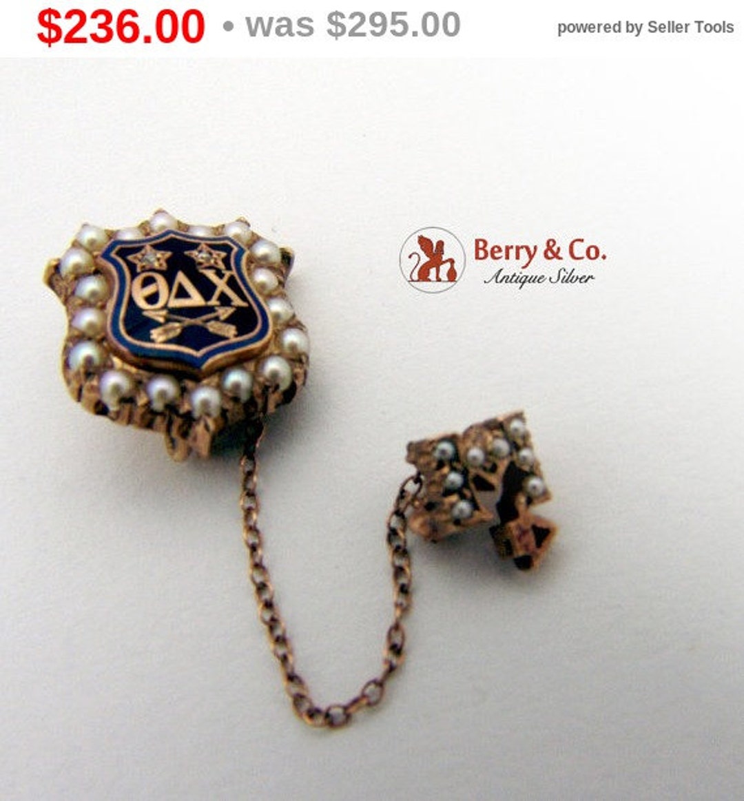Theta Delta Chi Fraternity Sheild Form Pin Brooch 14K Gold - Etsy