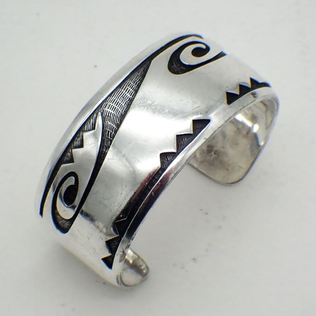 Northwestern Native American Cuff Bracelet Sterling Silver - Etsy