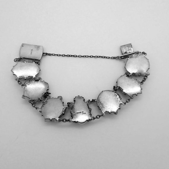 Toshikane Arita Porcelain Seven Gods Bracelet Sterlin… - Gem