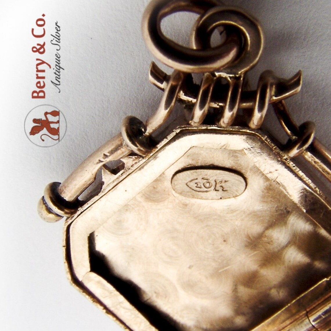 Antique Pap Loyal Order of Moose Locket 10K Gold | Etsy