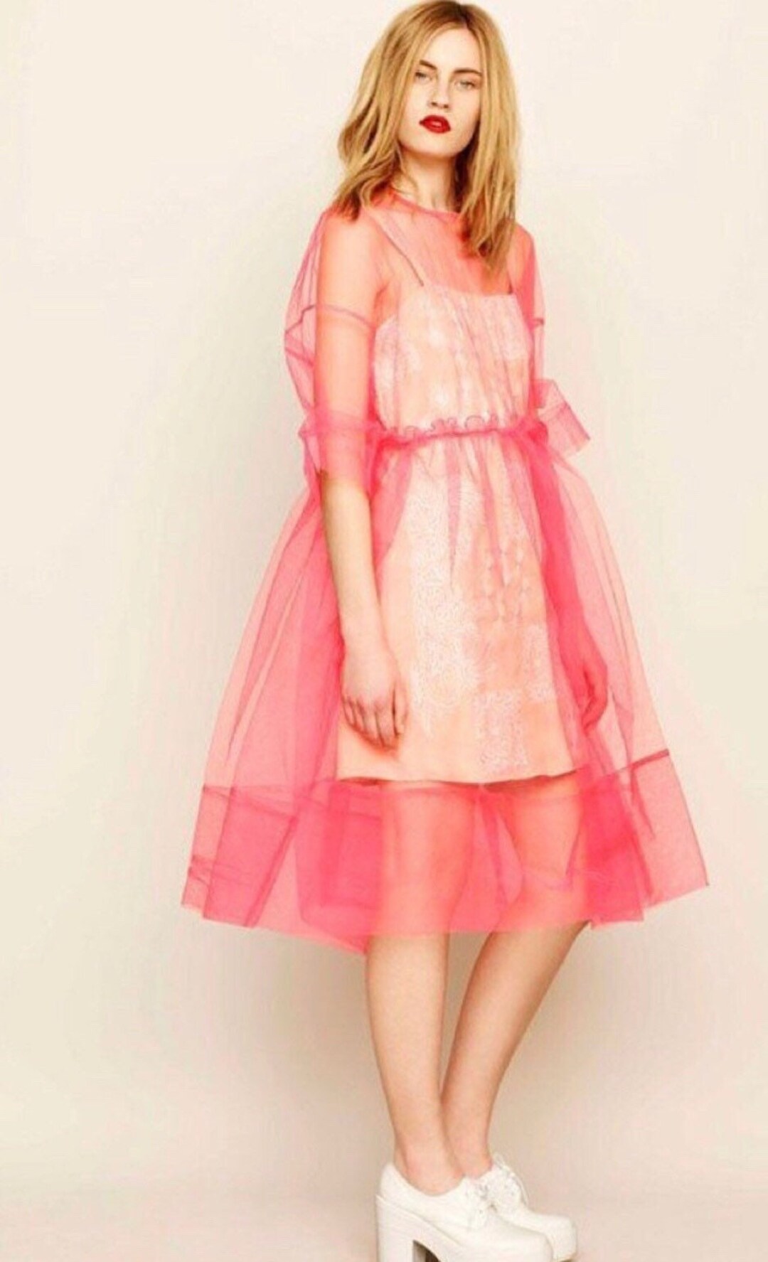 Valentines Sheer Mesh Tulle Over Dress. - Etsy
