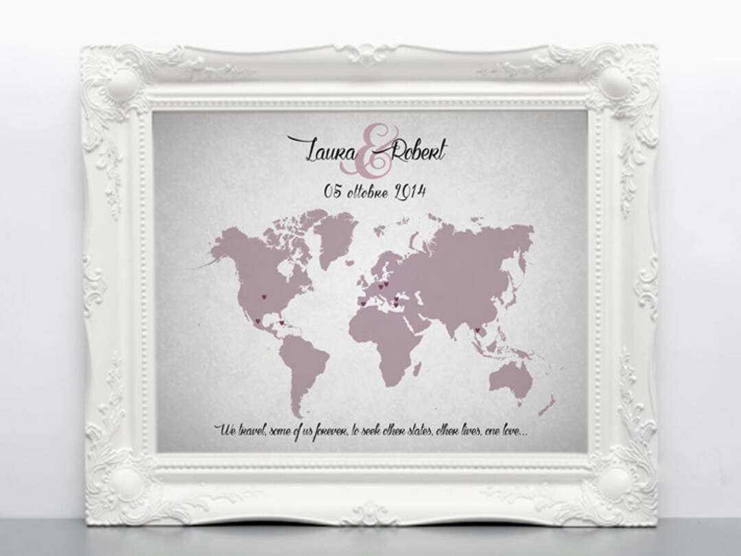 Digital File Map Long Distance Map Friendship Map Relationship Map ...