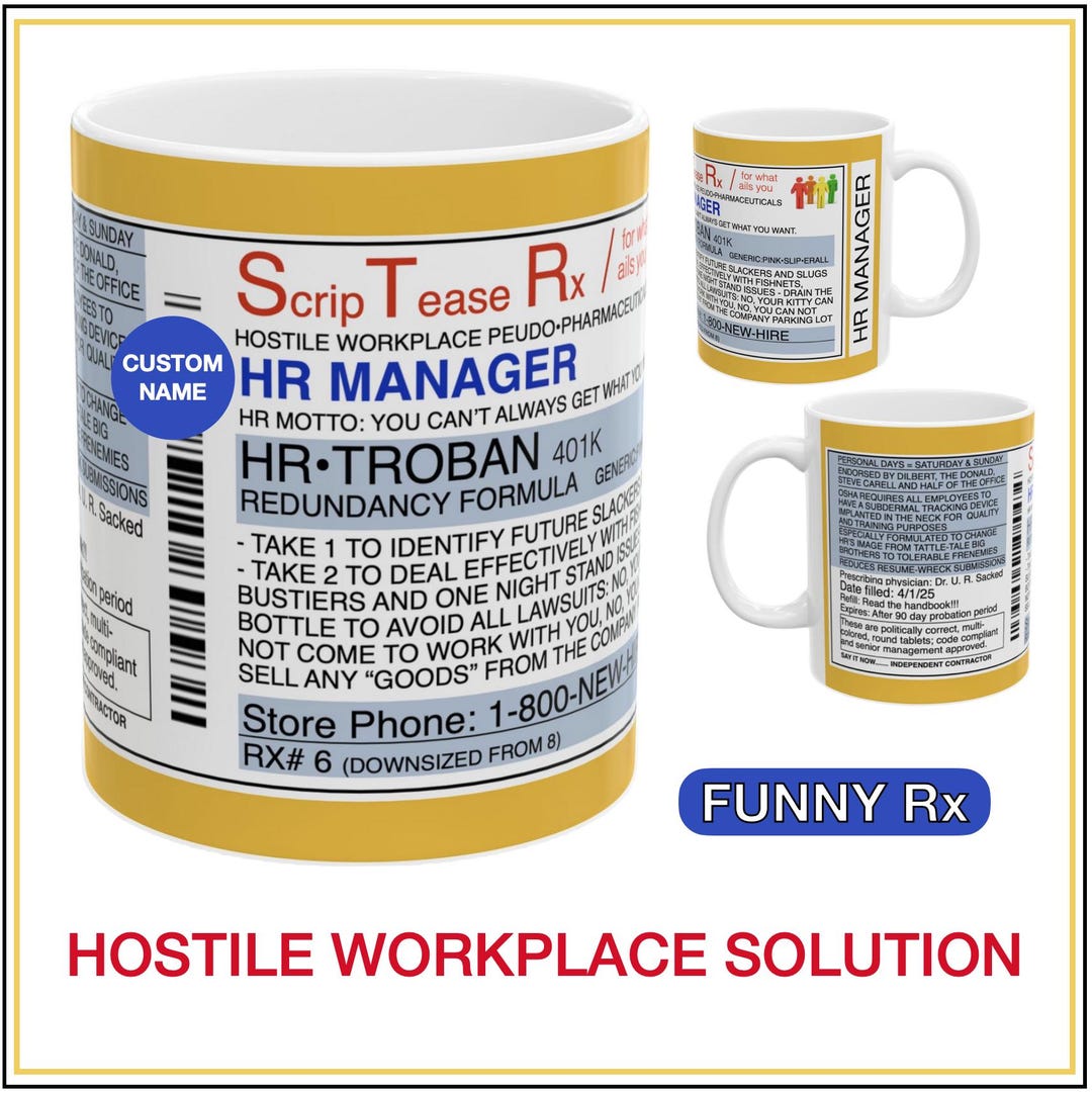 Personalized HUMAN RESOURCES Gift Mug, Corporate Gift HR Gifts ...
