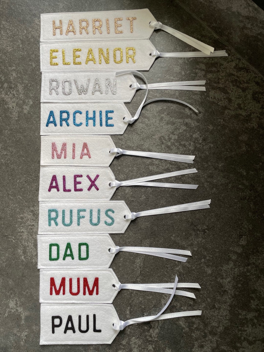 Personalised Gift Tags, Reusable Gift Tags, Christmas Gift Tags, Place ...