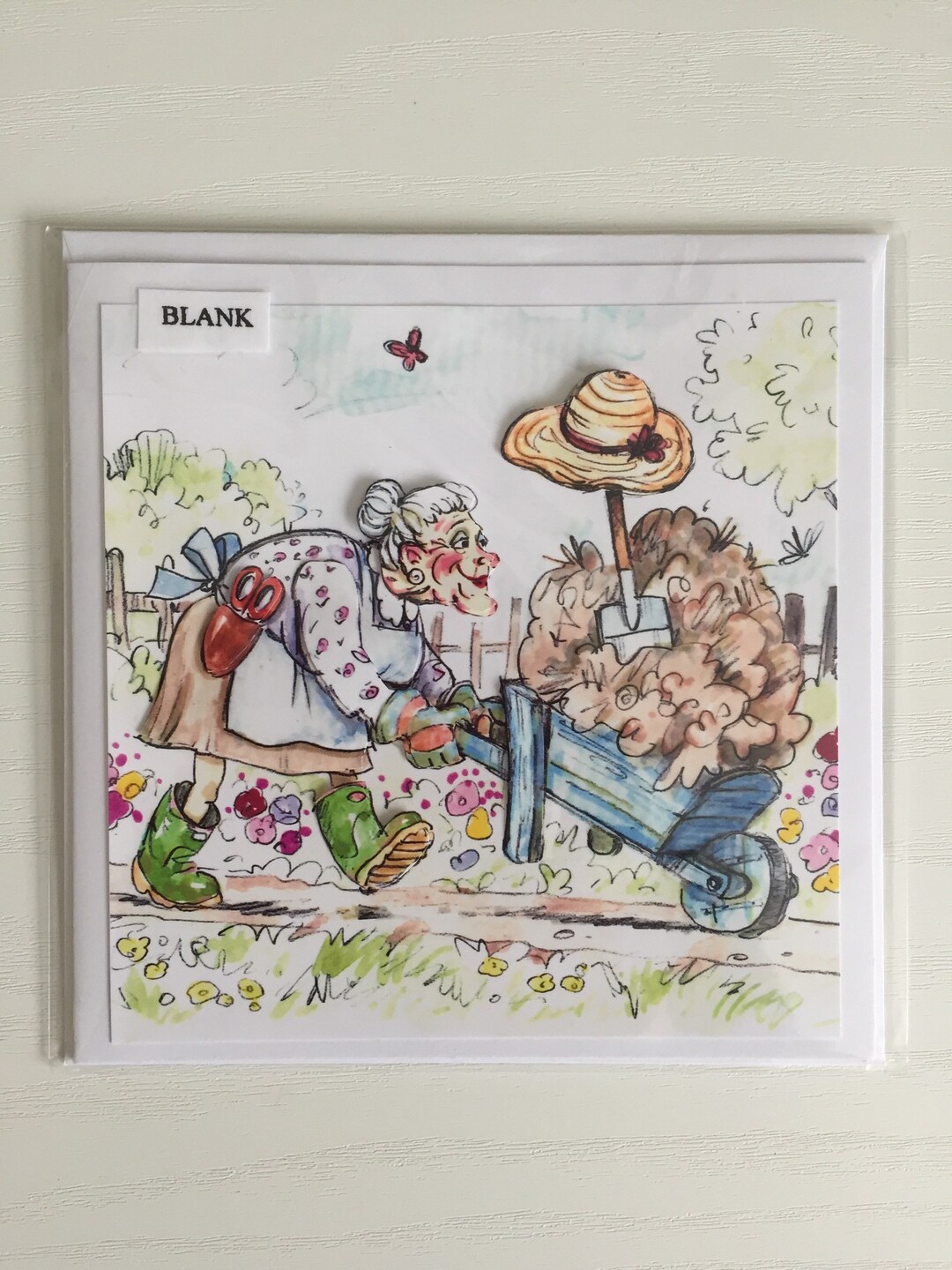 Gardening Greetings Card, Gardening Birthday Card, Mothers Day Card ...