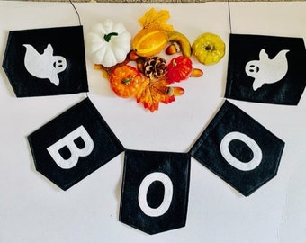 Ghost Garland, Ghost Banner, Ghost Party Decorations, Halloween Party ...