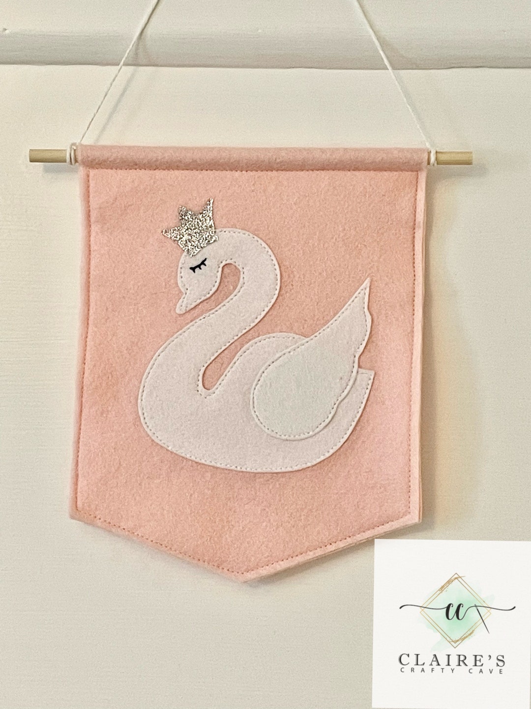 Swan Nursery Wall Hanging, Banner, Nursery Banner, Pennant Flag - Etsy