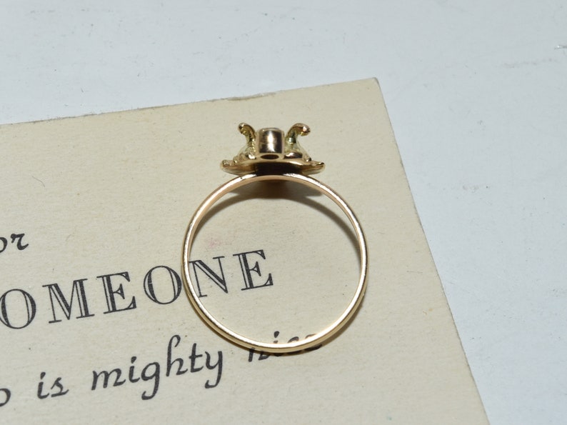 14K Gold Devil Prince of Darkness Diamond Ring Repurposed - Etsy