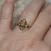 14K Gold Devil Prince of Darkness Diamond Ring Repurposed Vintage Stick ...