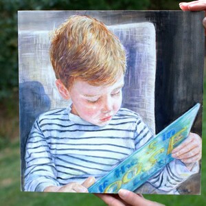 Custom Portrait/ Watercolor Portrait / Child's Portrait/ - Etsy