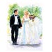 Hand Painted Wedding Portrait/ Custom Wedding Painting / Bride - Etsy