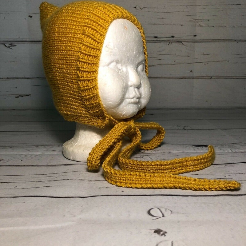 Toddler Red Bonnet Wool - Etsy