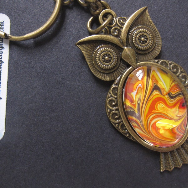 Owl Key Ring - Etsy UK