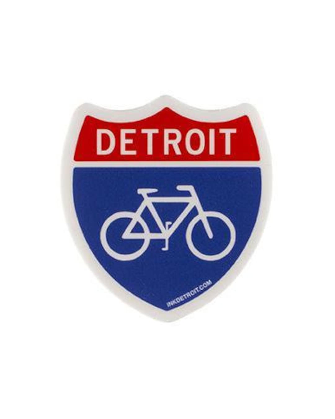 Detroit Bike Sticker - Etsy
