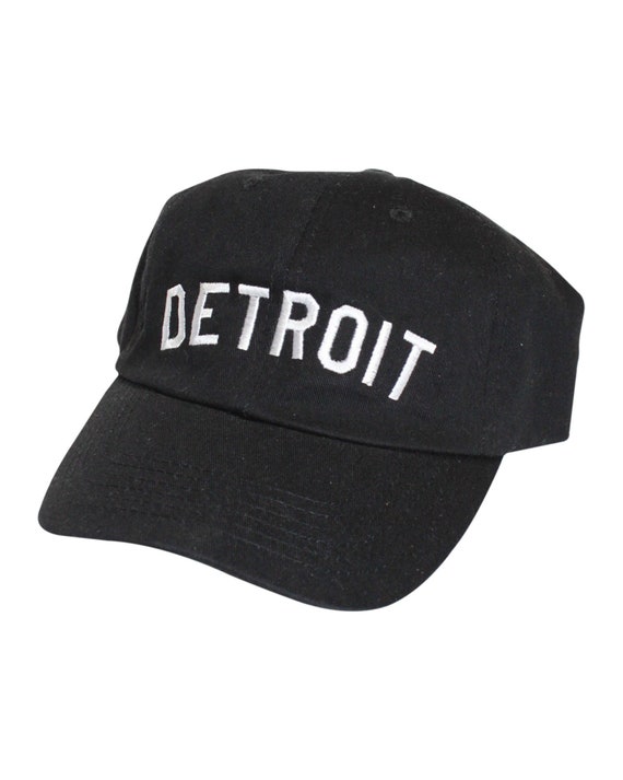 Detroit Dad Cap Black - Etsy