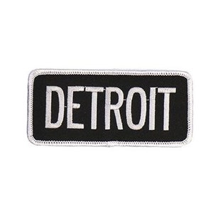 Detroit Iron on Patch | Etsy