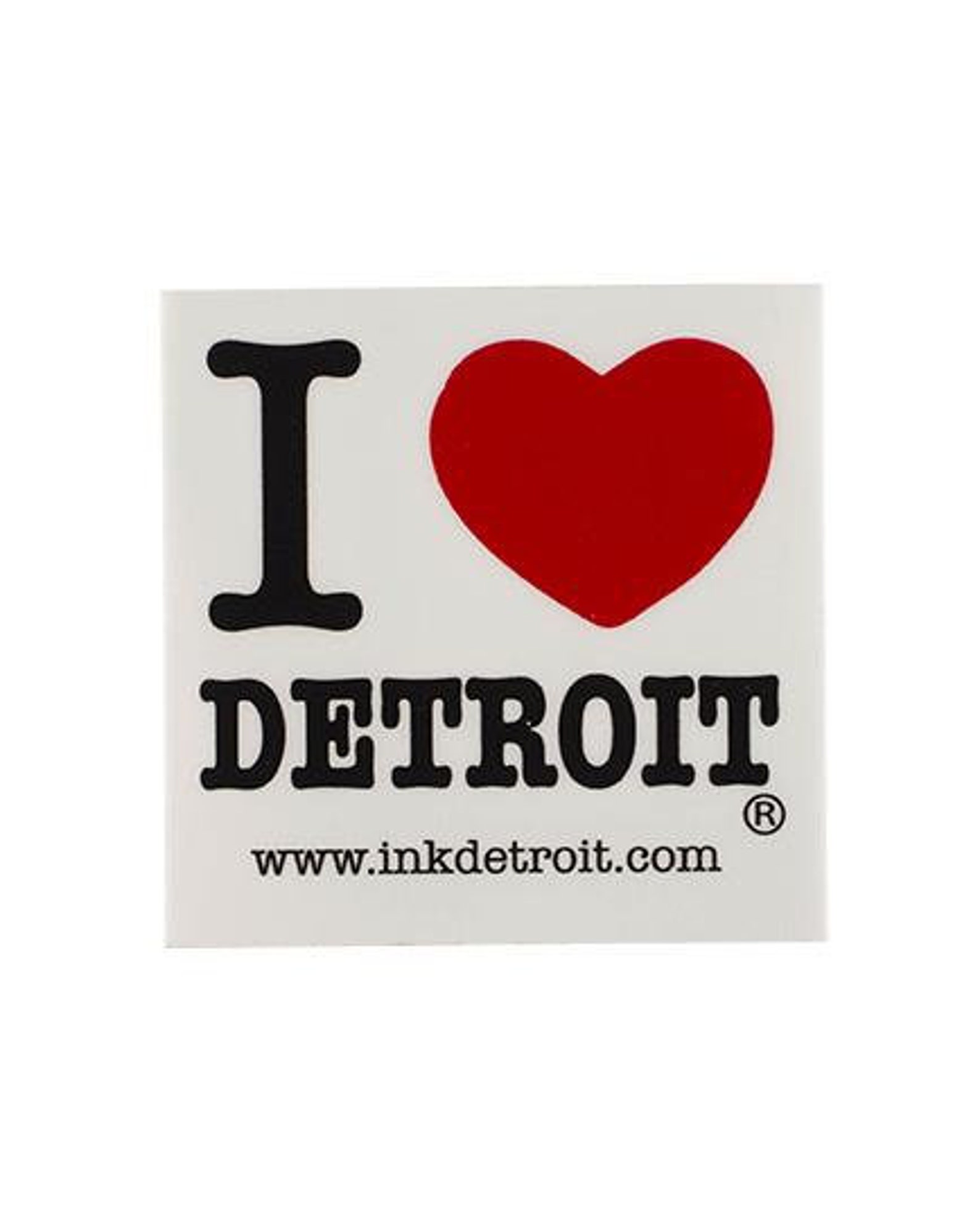 I Love Detroit Bumper Sticker - Etsy