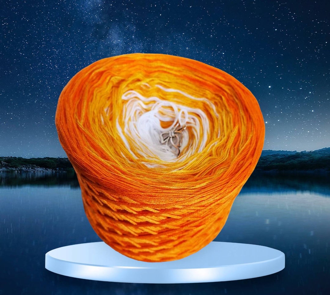 Banana Bobbel, Gradient Yarn, Gradient Yarn, Wool - Etsy