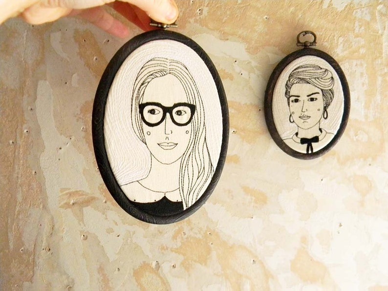 Custom Personalized Portrai Personalized Portrait Gift for - Etsy