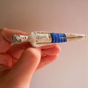 Swimmer Brooch Hand Made Textile Brooch, Sea Lovers Gift, Artwork by ...