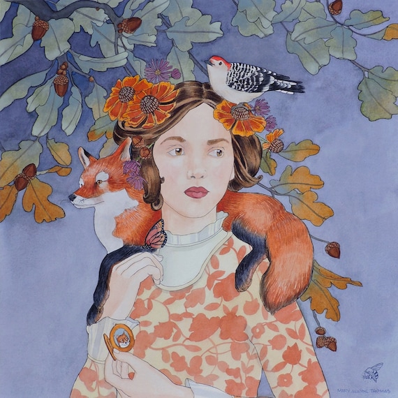 The Mystery of the Golden Locket Limited Edition Print of - Etsy