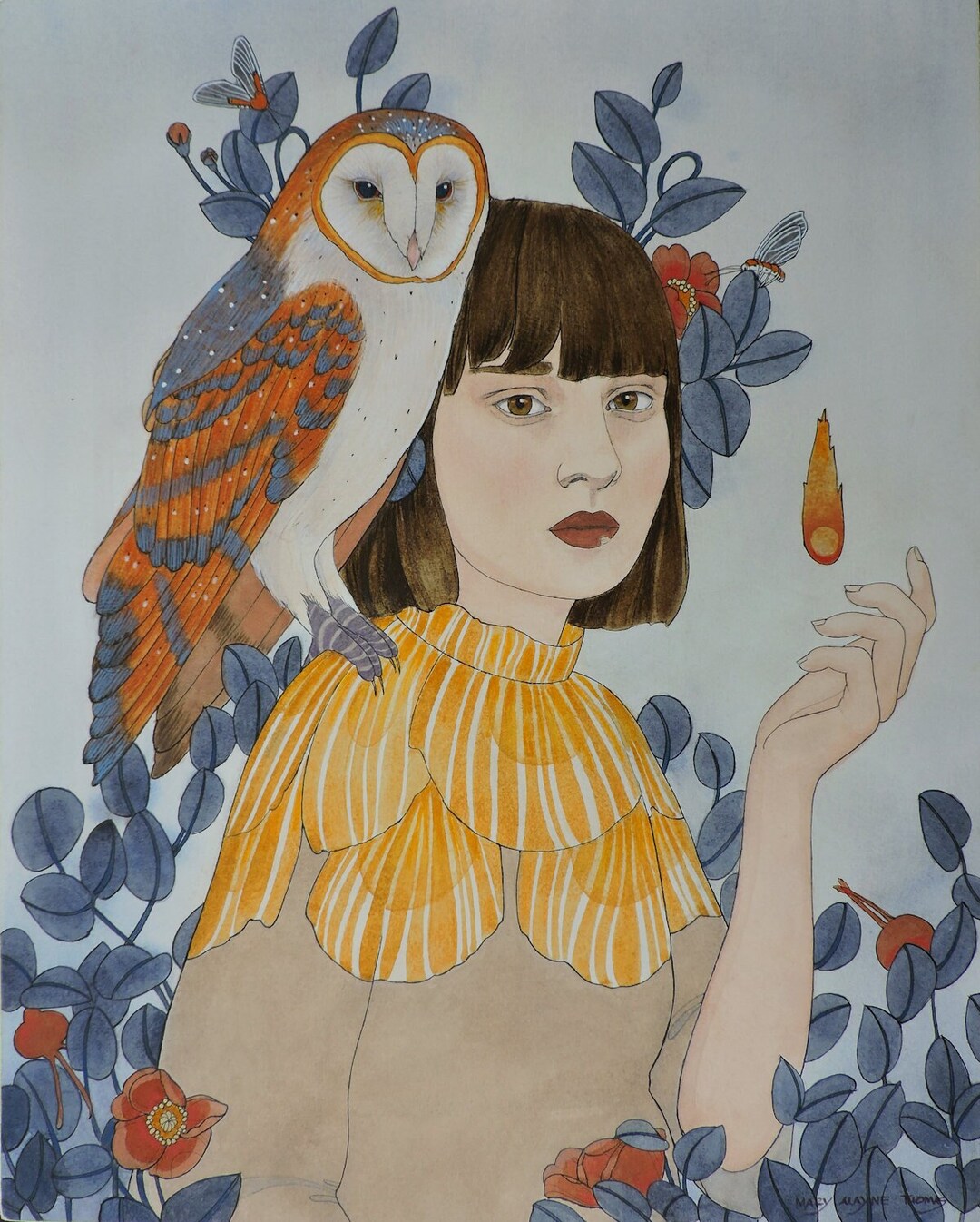 Catching Comets- Limited Edition Print of Original Mixed Media Painting - Etsy