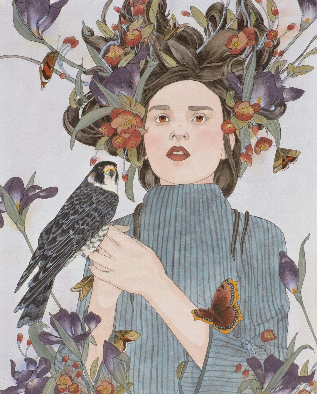 Migration Dreams- Limited Edition Print of Original Mixed Media ...