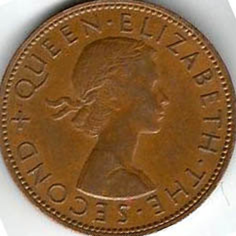 Bird Coin Coin Connoisseur Antique One Penny Coin From New Zealand Tui ...