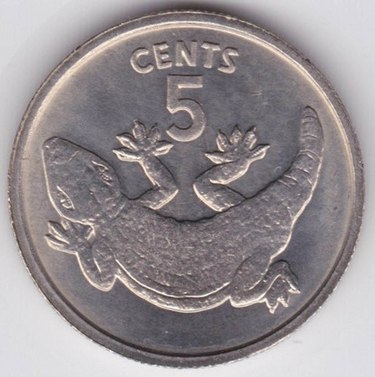 Lizard Coin Kiribati 5 Cent Coin TOKAI LIZARD 1979 - Etsy