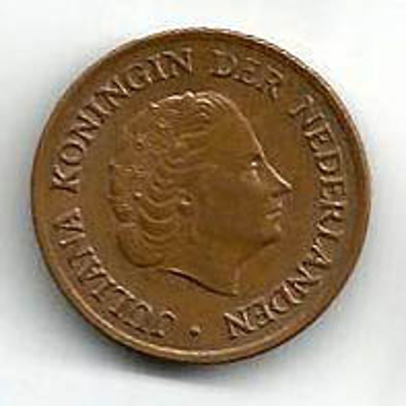 Dutch Coin Vintage Copper Coin From the Netherlands Orange - Etsy UK