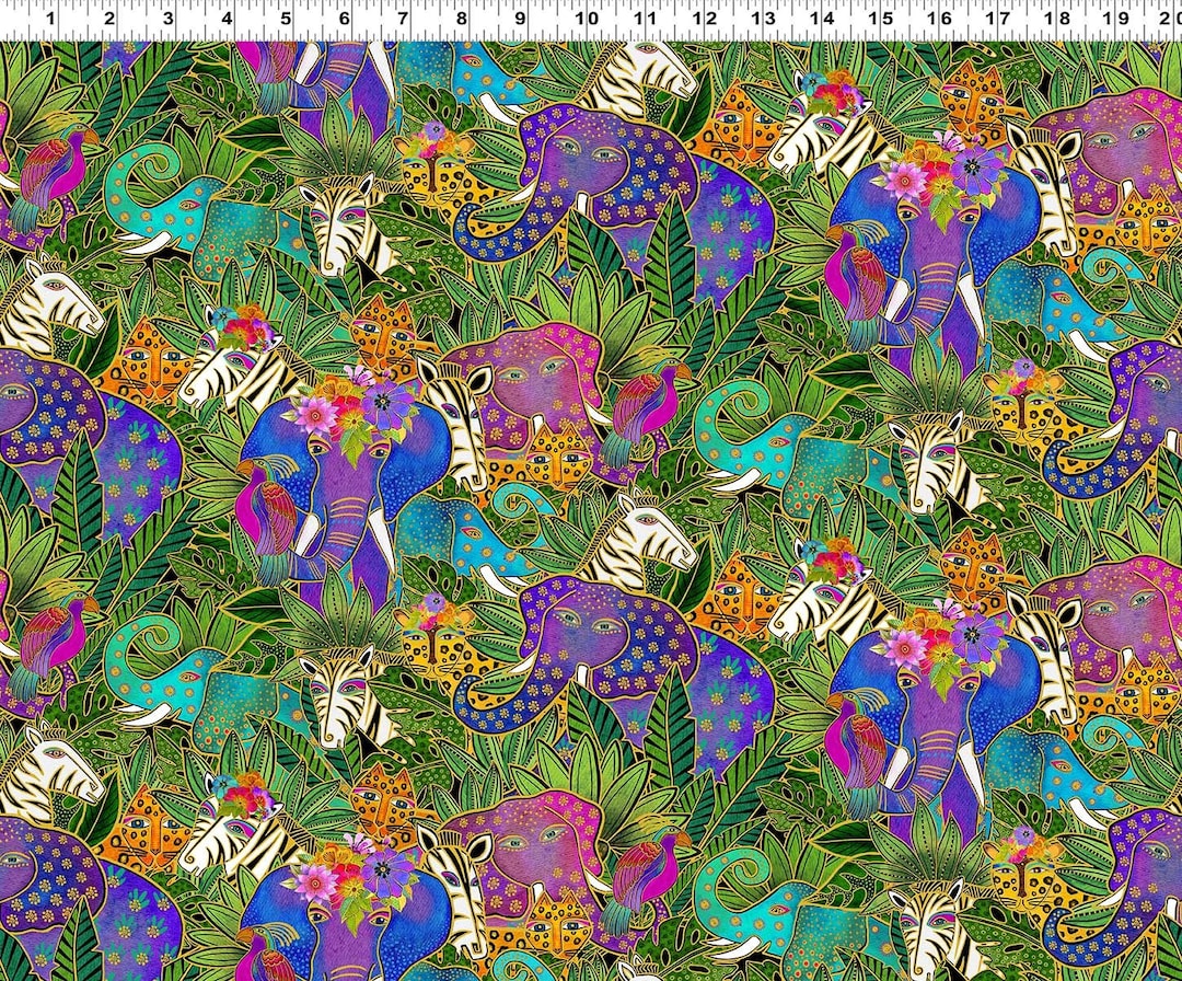 Laurel Burch***earth SONG*** 24" X 44" Pre-cut Y4017-55M - Etsy