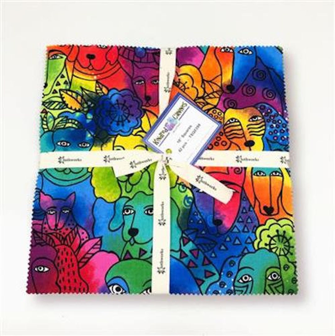 Laurel Burch~layer Cake ***KINDRED CANINES*** 30 % off !!! - Etsy