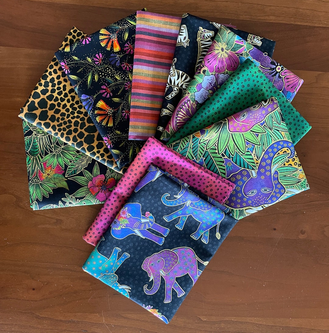 Laurel Burch **EARTH SONG** 10 Fat Quarters + PANEL - Etsy