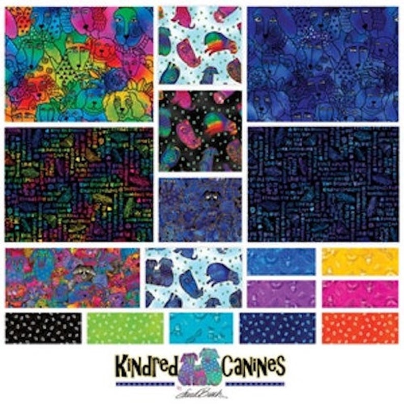Laurel Burch~layer Cake ***KINDRED CANINES*** 30 % off !!! - Etsy