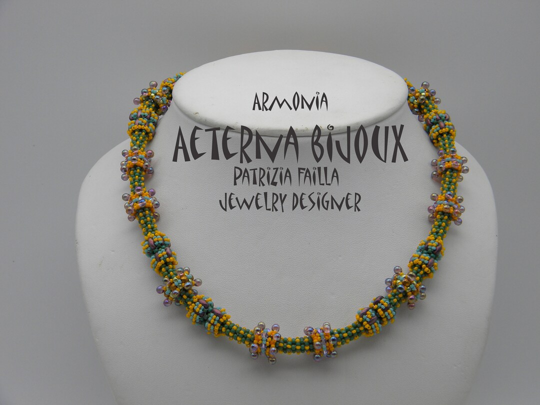 Beading Tutorials and Patterns Armonia Beadwork, Bead Pattern, Bead ...
