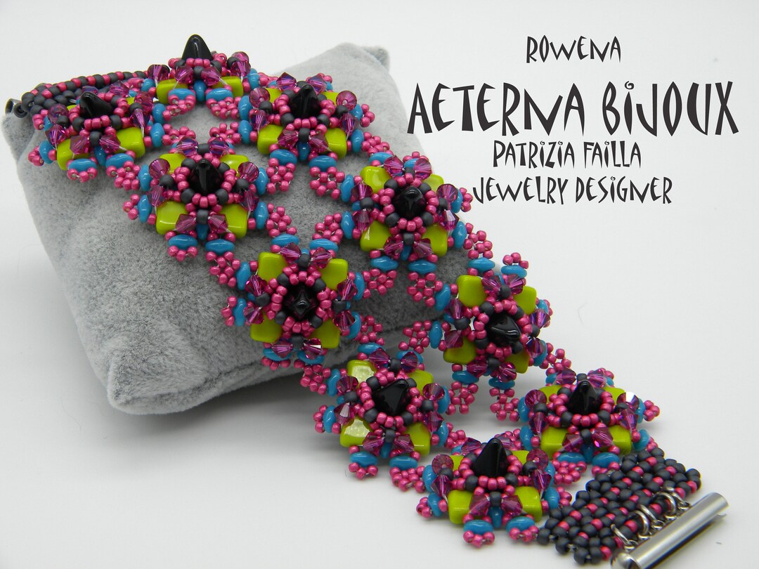 Beading Tutorials and Patterns Rowena, Beadwork, Bead Pattern, Bead ...