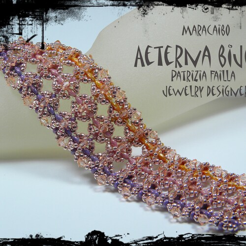 Beading Tutorials and Patterns Dharma Bangle Beadwork Bead - Etsy