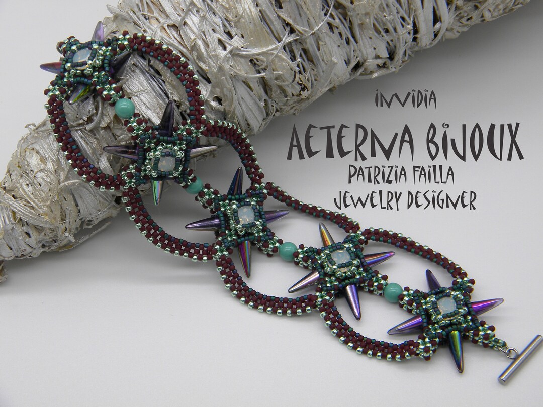 Beading Tutorials and Patterns Invidia- Beadwork, Bead Pattern, Bead ...