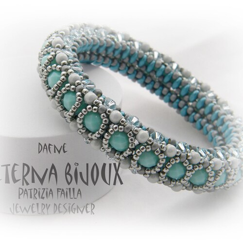 Beading Tutorials and Patterns Arena Bangle Beadwork Bead - Etsy