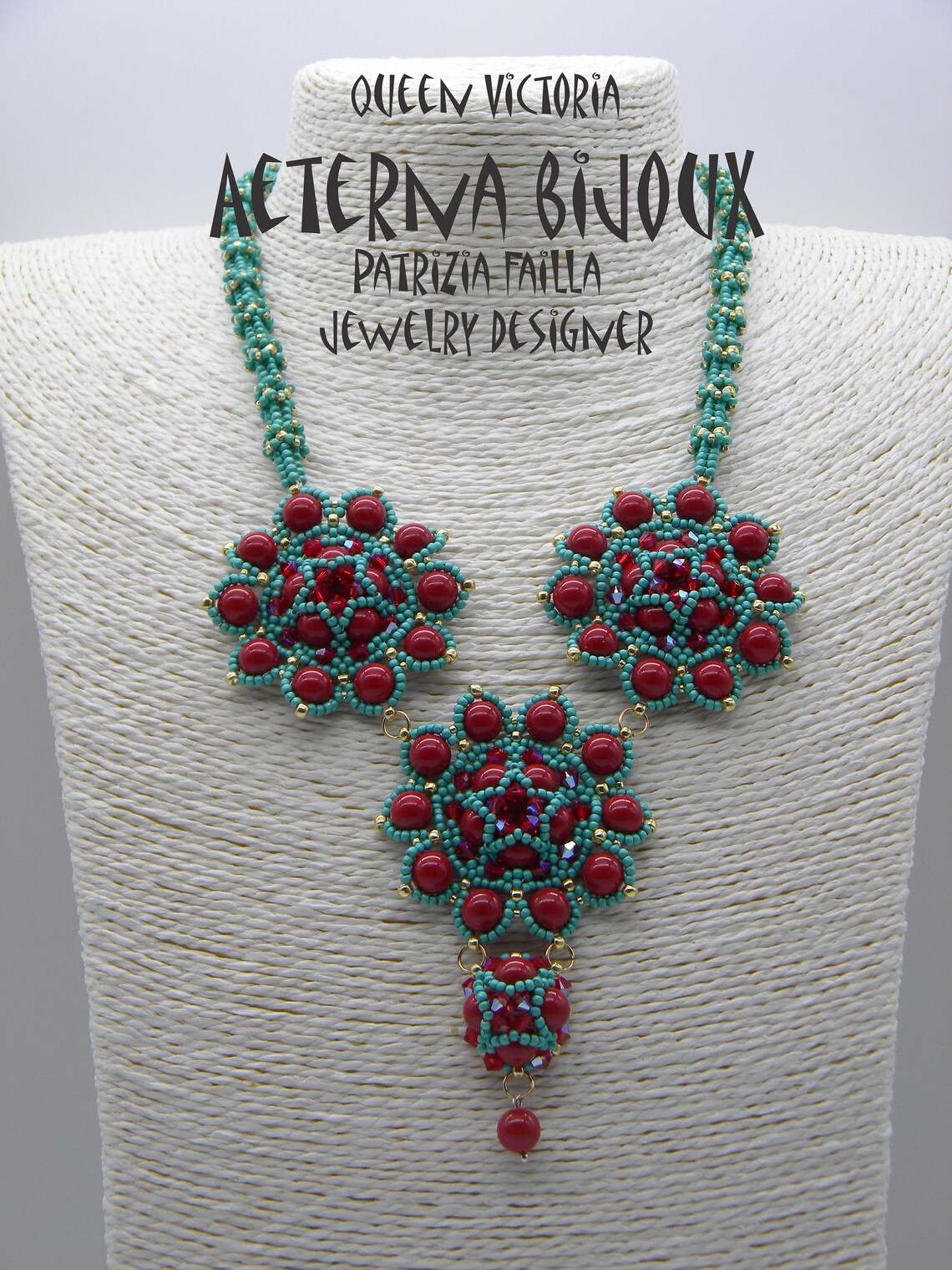 Beading Tutorials and Patterns Queen Victoria Beadwork, Bead Pattern ...