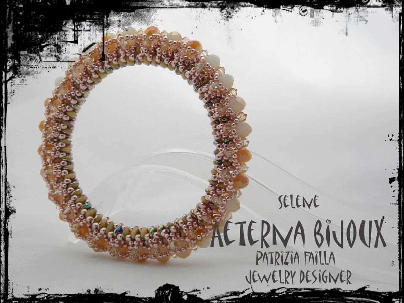 Beading Tutorials and Patterns Selene Beading Pattern, Beadwork, Bead Tutorial, Bead Instruction ...