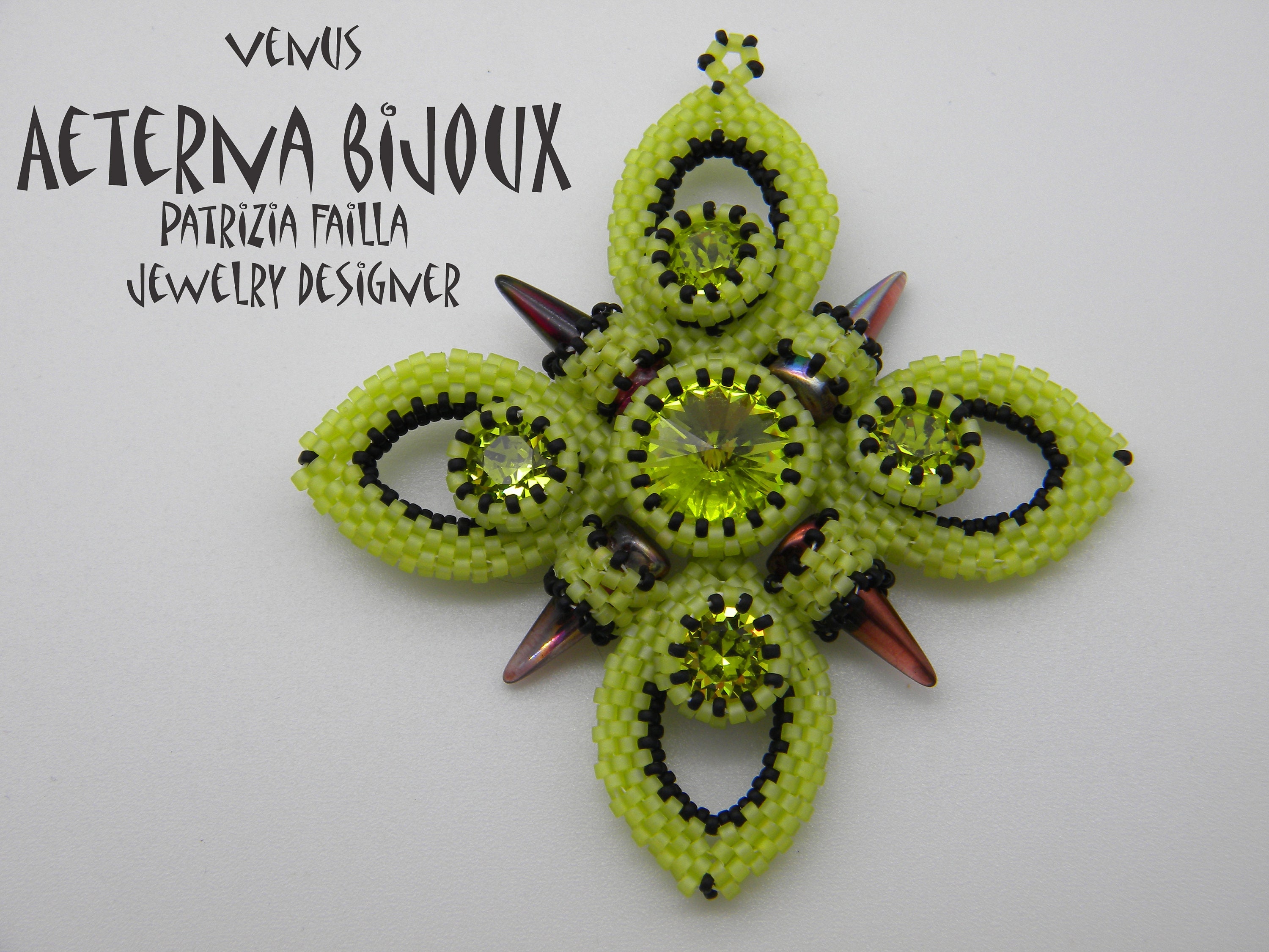 Beading Tutorials and Patterns Venus- Beadwork, Bead Pattern, Bead ...