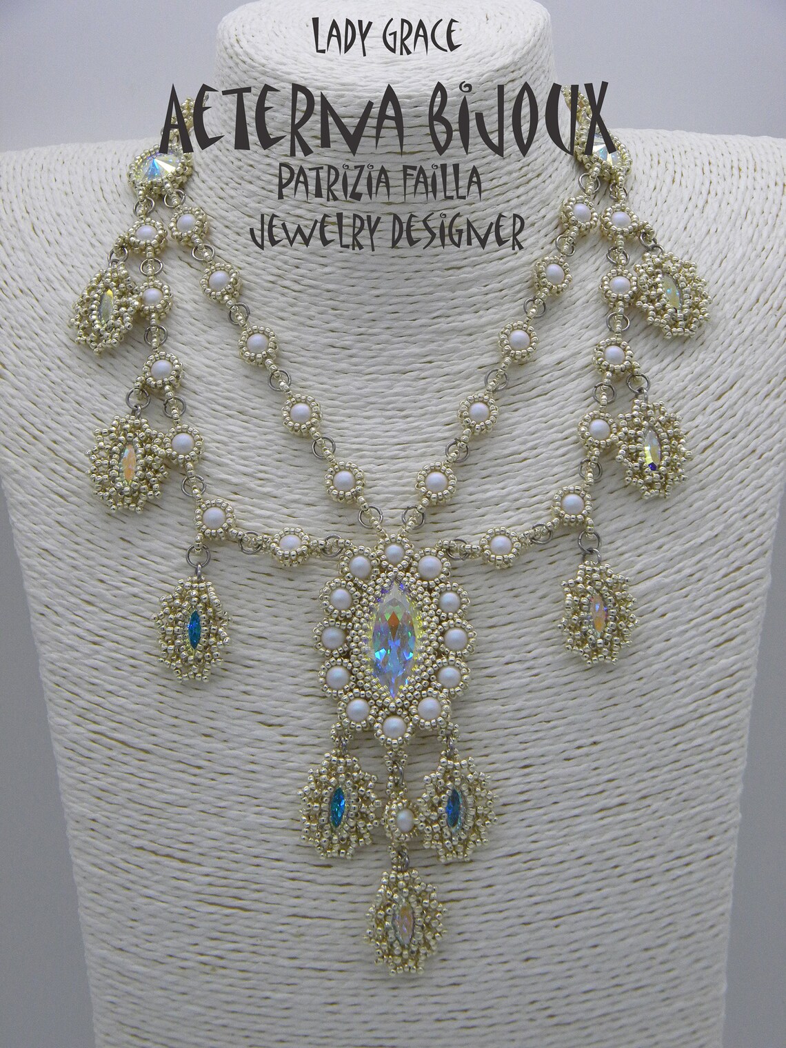 Beading Tutorials and Patterns Lady Grace, Beadwork, Bead Pattern, Bead ...