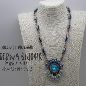 Beading Tutorials and Patterns Queen of the Night Beadwork, Bead Pattern, Bead Tutorial, Beading ...